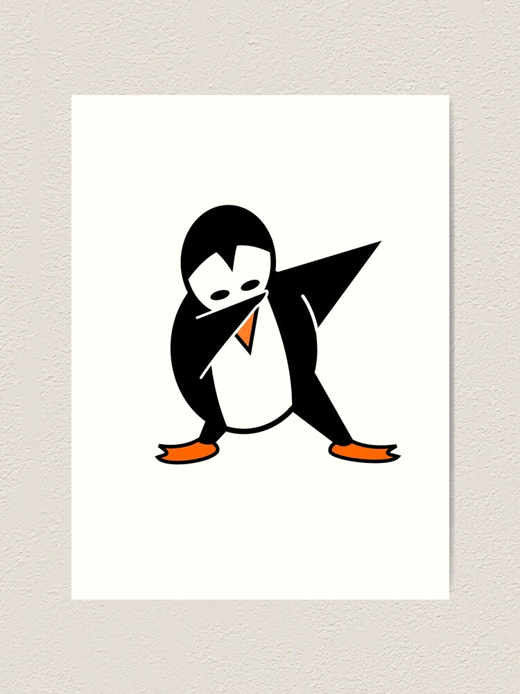 "Funny Dabbing Penguin " Art Print by topstoxx | Redbubble