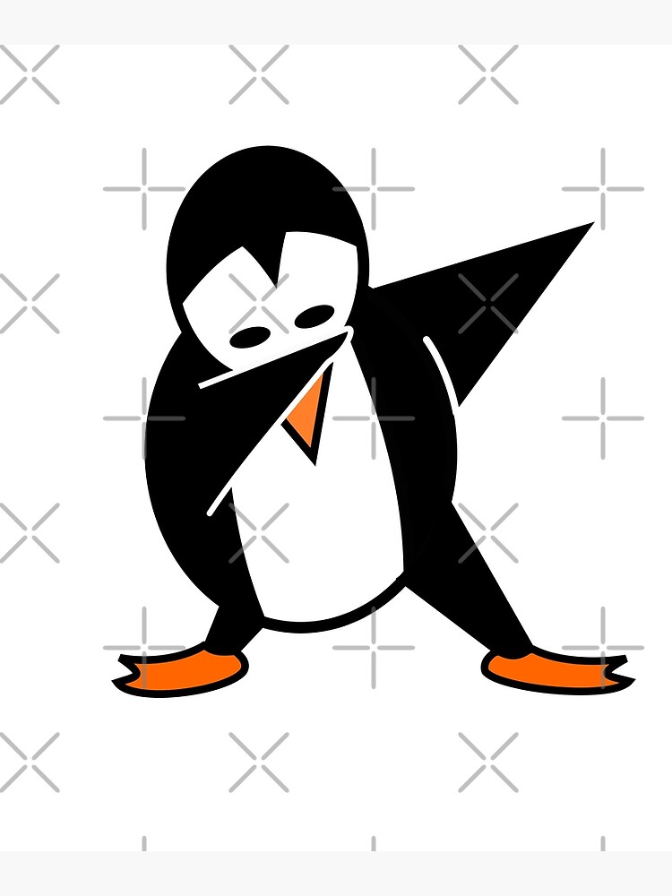 "Funny Dabbing Penguin " Art Print by topstoxx | Redbubble
