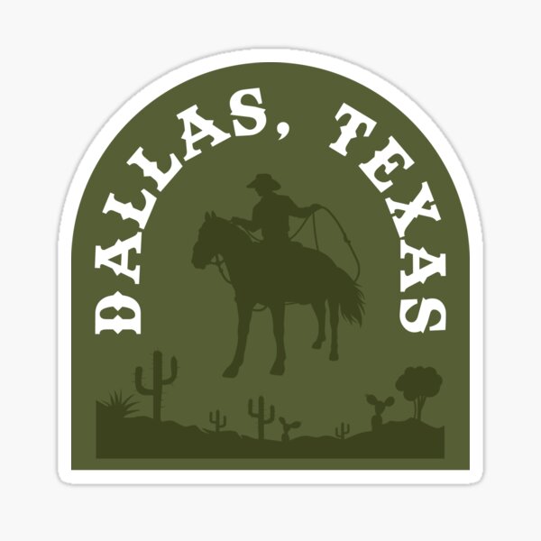 "Western Style Dallas, Texas" Sticker for Sale by meagansanders20 ...