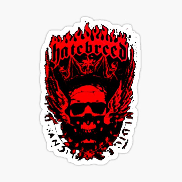 "hatebreed bad rock" Sticker for Sale by rcochranetr | Redbubble