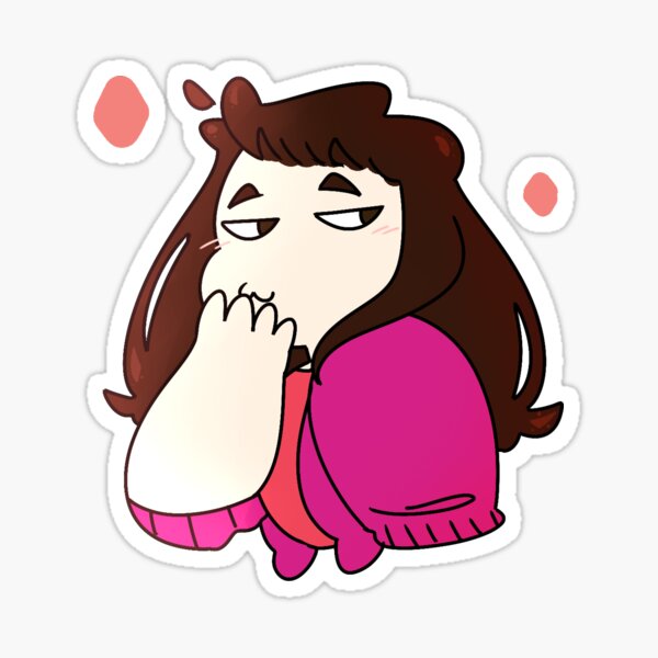 "Jen" Sticker by artttho | Redbubble