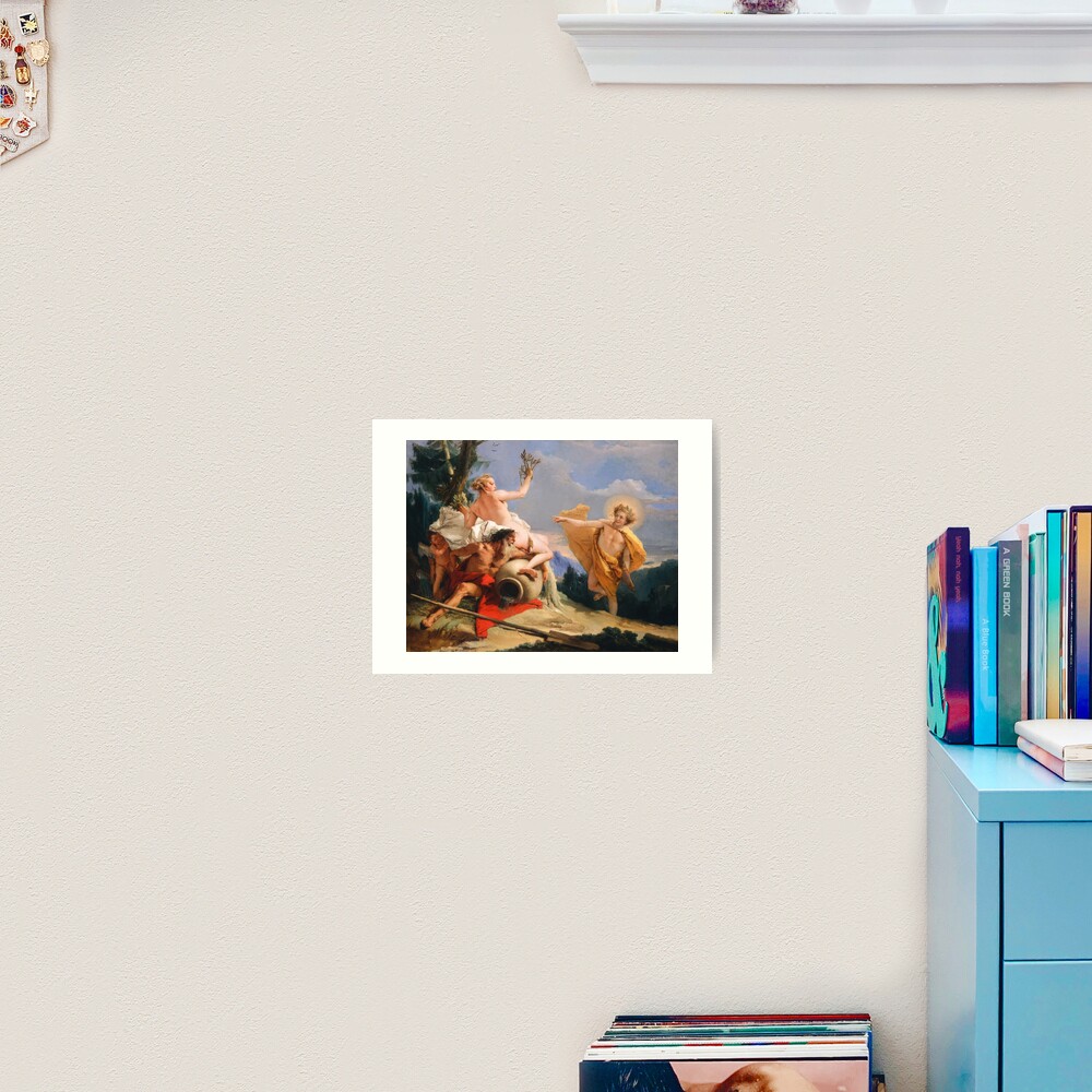 "Oil Painting Apollo Pursuing Daphne by Giovanni Battista Tiepolo" Art ...