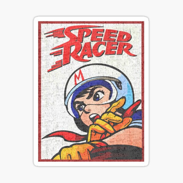 "Classic Speed Racer" Sticker for Sale by Vinaaaaa | Redbubble