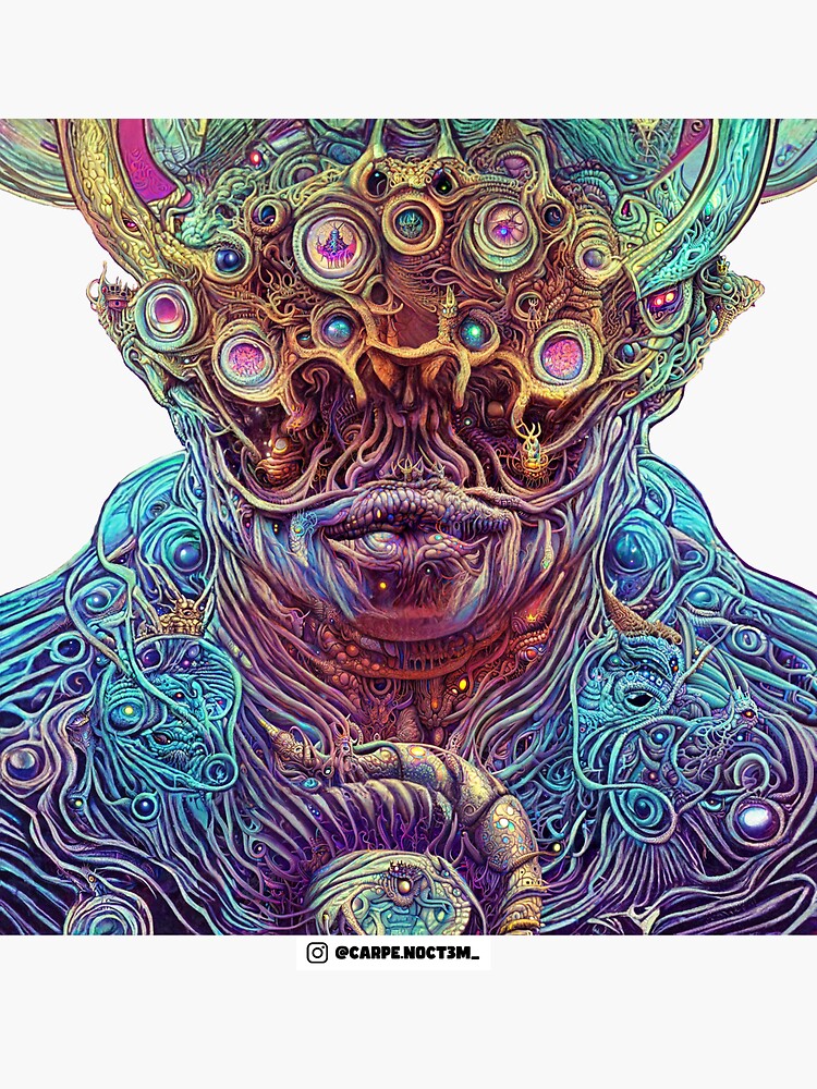 "Comic Illustration Monster, "The Multi Eyed God - Guardian of ...