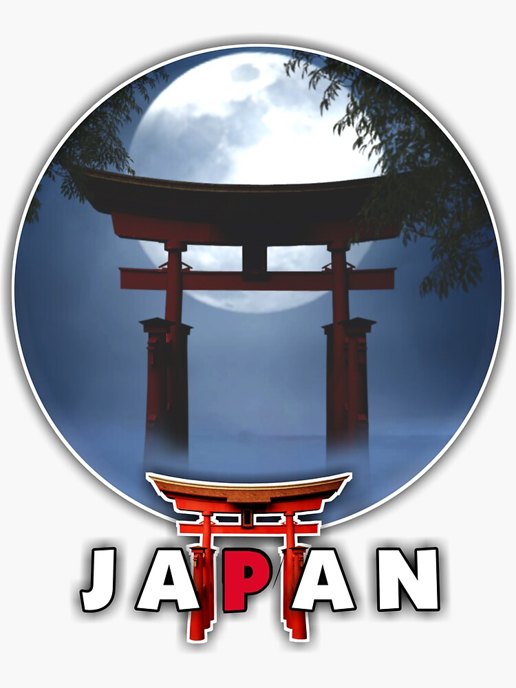 "Japan Torri gate" Sticker for Sale by MLB-Design | Redbubble