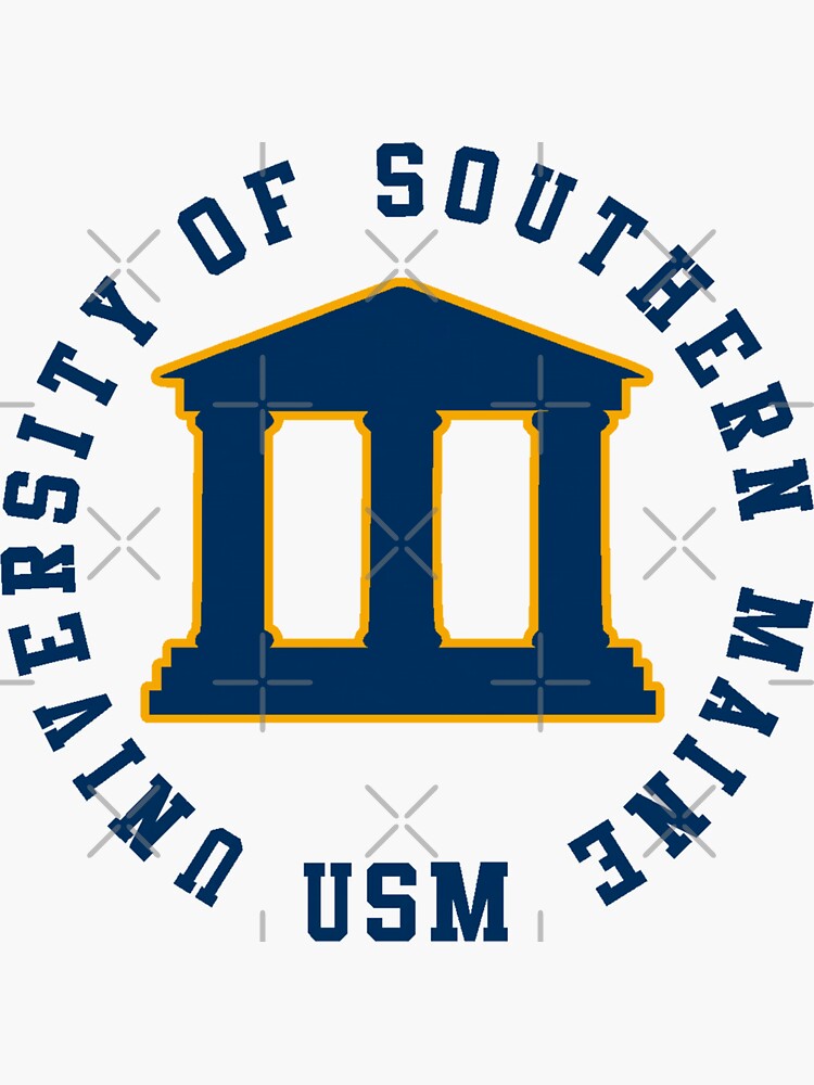 "University of Southern Maine USM " Sticker for Sale by MyUniversity ...