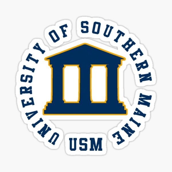 "University of Southern Maine USM " Sticker for Sale by MyUniversity ...
