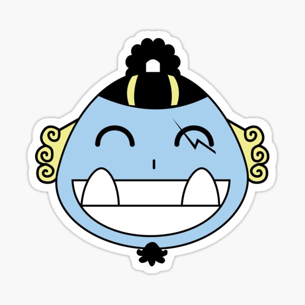 "One Piece Jimbei Smile" Sticker for Sale by kobmamba | Redbubble