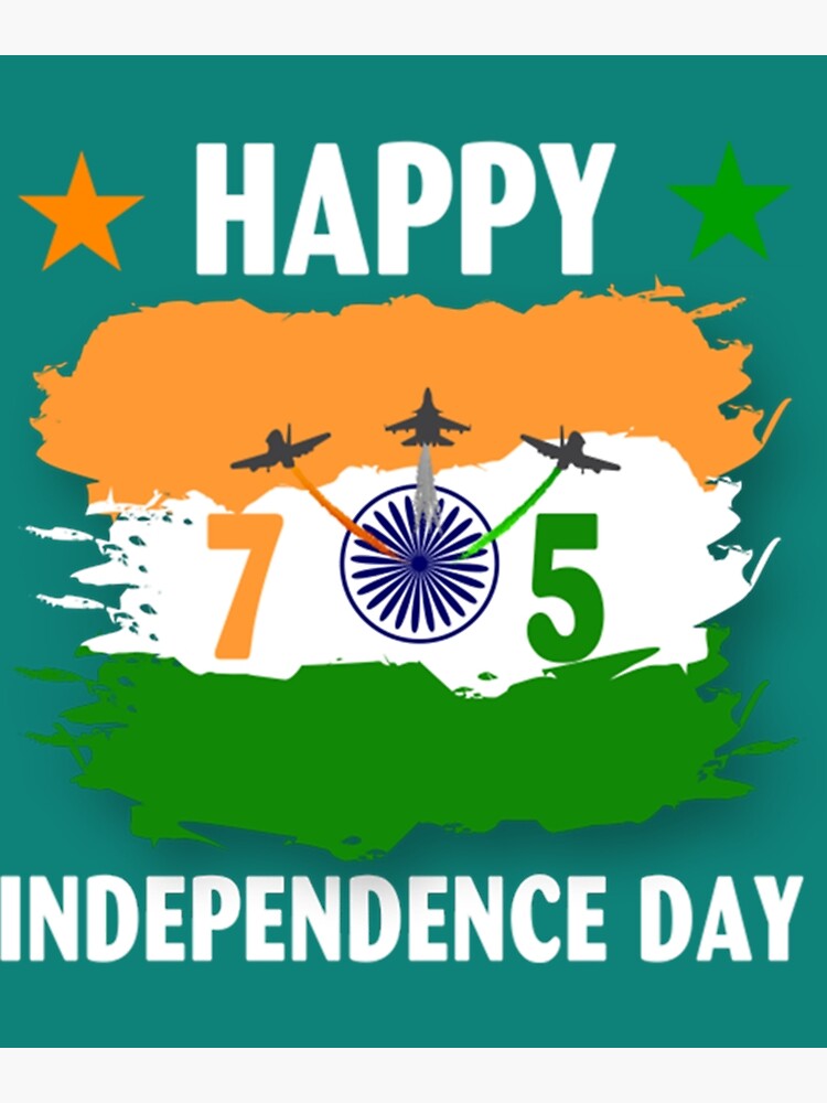 "Happy India 75th Independence Day India independence day Indian " Art ...