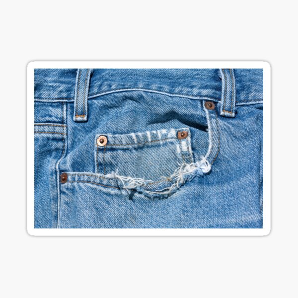 "Old Jeans" Sticker for Sale by robophoto | Redbubble