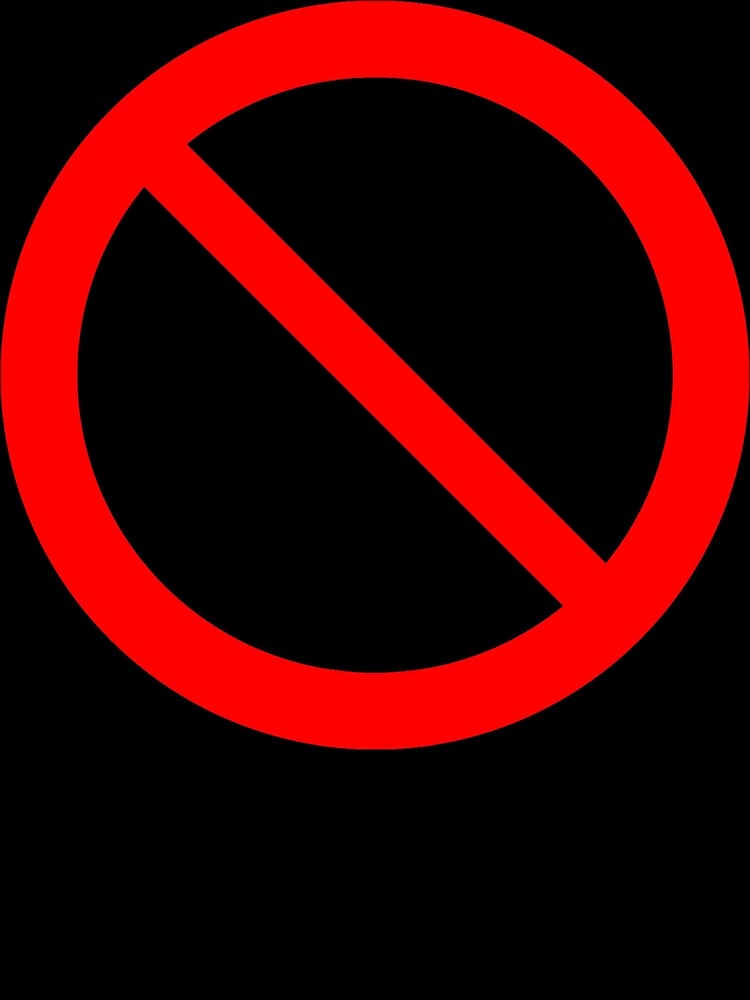 "FNF Boyfriend Prohibition Sign" Photographic Print for Sale by ...