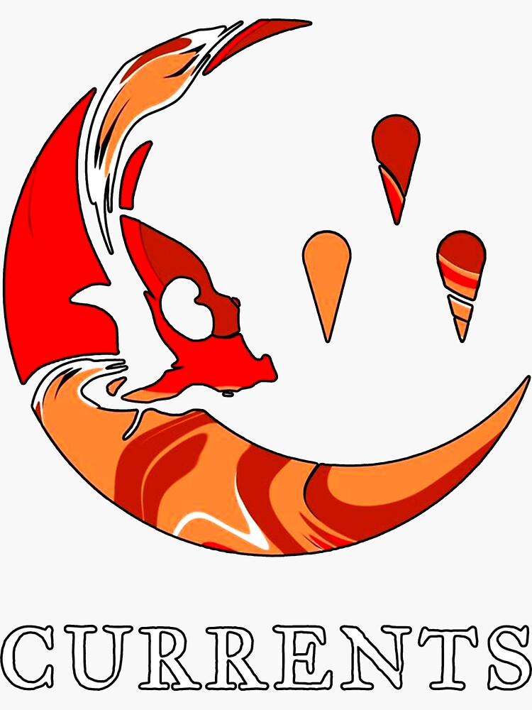 "aesthetic current s band logo" Sticker for Sale by dhiroth11 | Redbubble