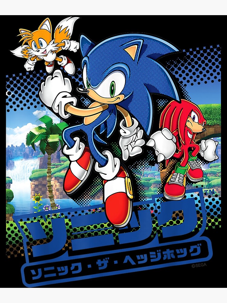 "Sonics & Friends" Poster for Sale by CARRISSALYNN | Redbubble
