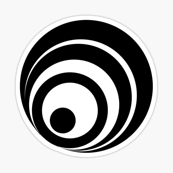 "Transparent Ripple Circle" Sticker for Sale by SurrealScribble | Redbubble
