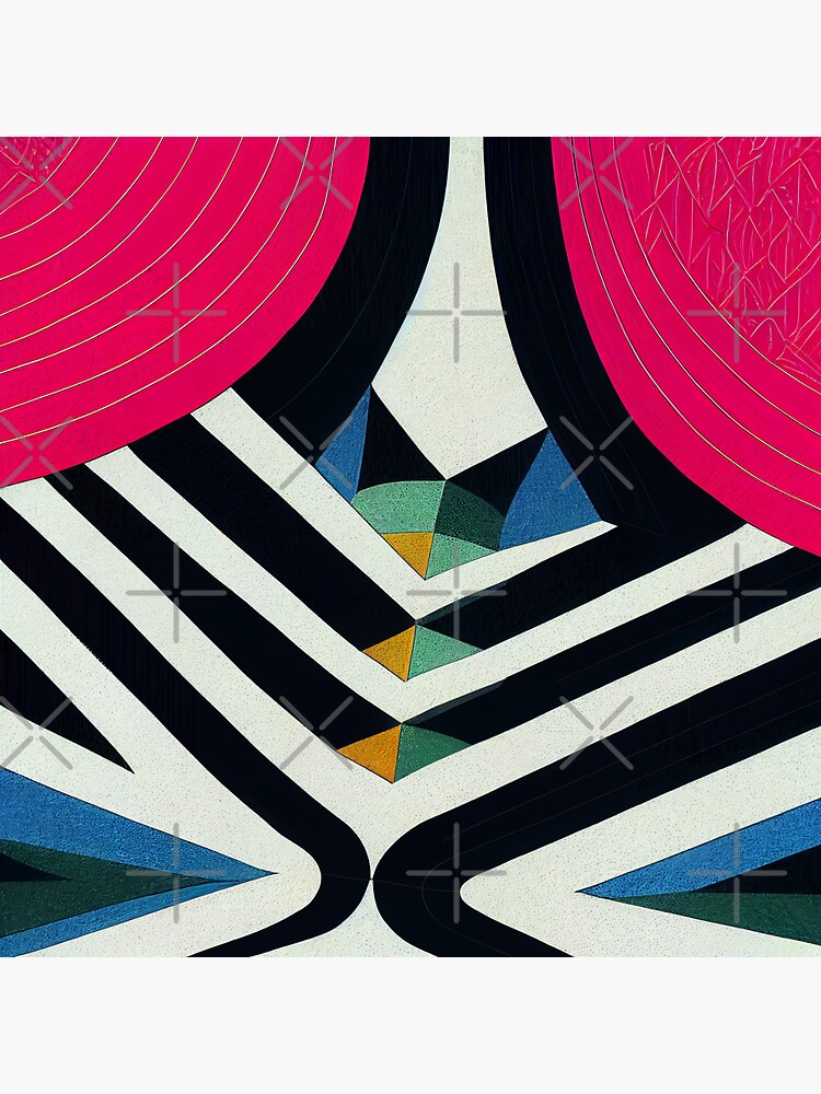 "Warp Vision" Sticker for Sale by laurell-co | Redbubble