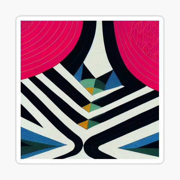 "Warp Vision" Sticker for Sale by laurell-co | Redbubble