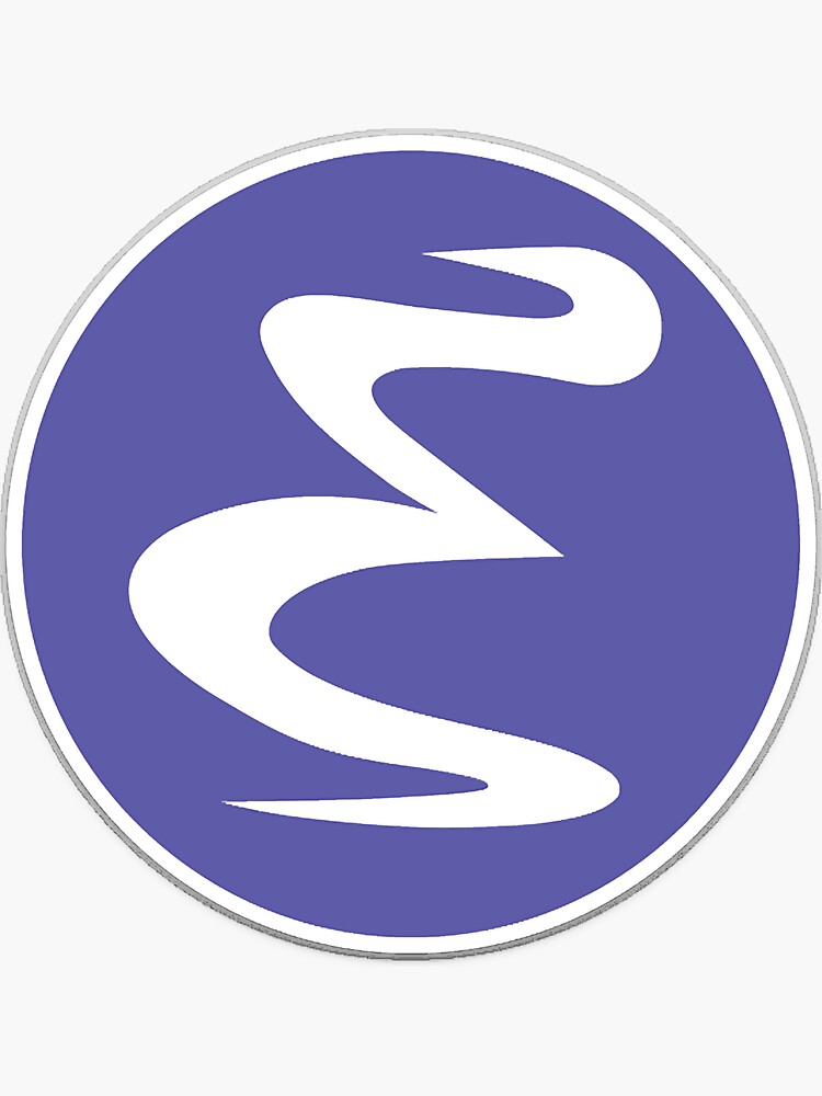 "Emacs logo" Sticker for Sale by Hudspith1 | Redbubble