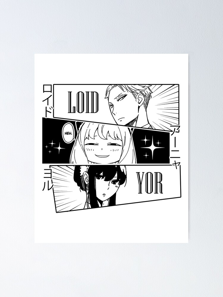 "FORGER FAMILY - SPY X FAMILY" Poster for Sale by animesz | Redbubble