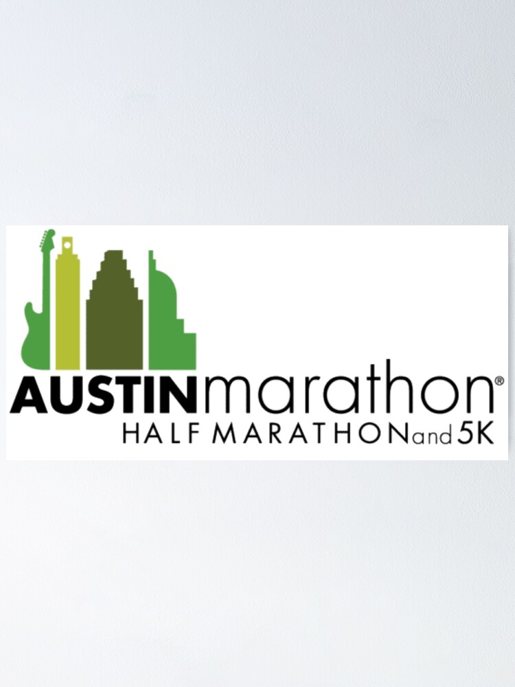 "Austin marathon" Poster for Sale by 1991vintage | Redbubble