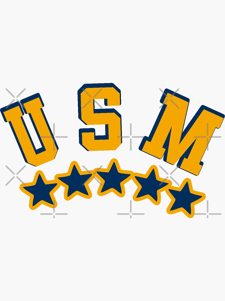 "University of Southern Maine USM " Sticker for Sale by MyUniversity ...