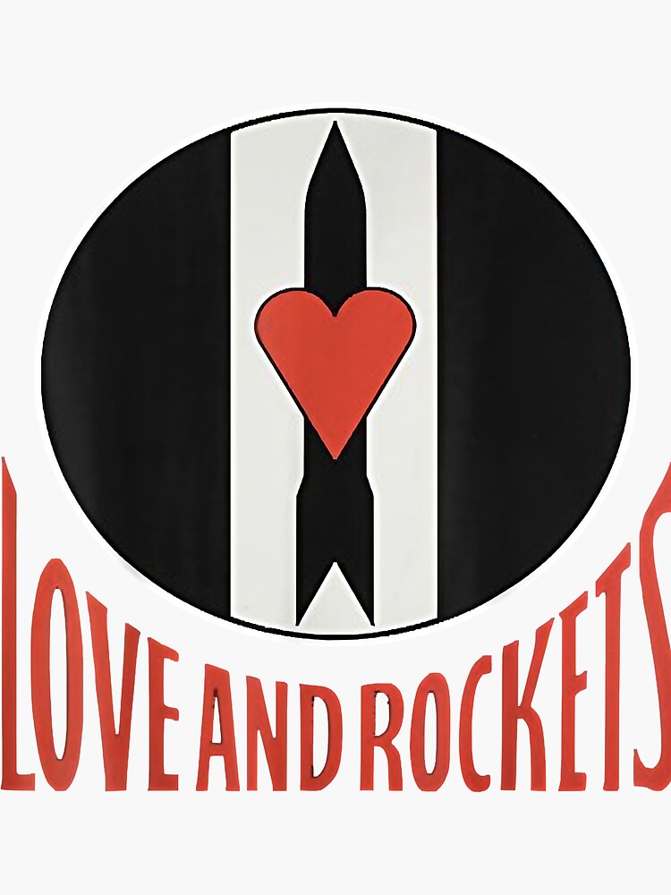 "Love and Rocket " Sticker for Sale by IsaiPeralta | Redbubble