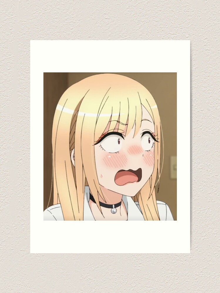 "Marin Kitagawa Kawaii Funny Meme" Art Print for Sale by LussonPatrick ...
