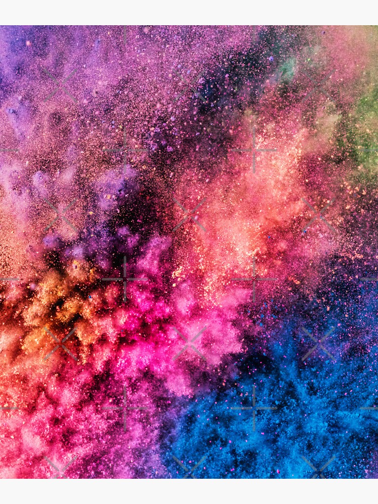 "Flashes of color" Sticker for Sale by Cutiespattern | Redbubble