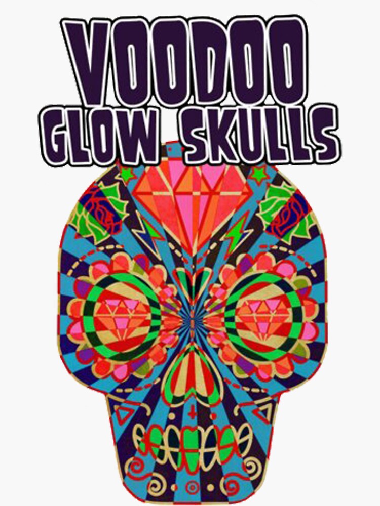 "Voodoo Glow Skulls" Sticker for Sale by elastekshop | Redbubble