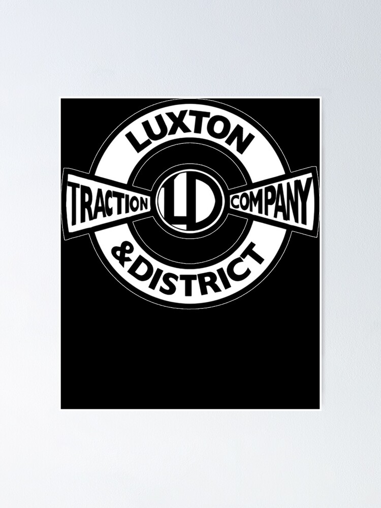 Póster «Luxton & Logotipo de District Traction Company (en los ...
