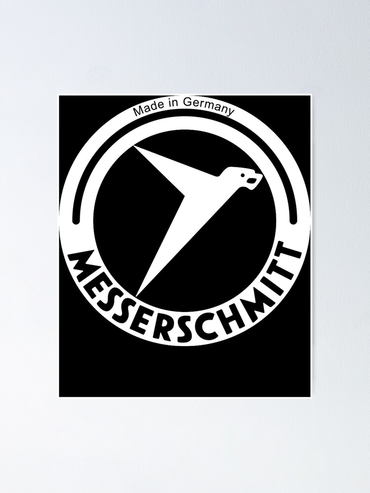 "Messerschmitt Aircraft Company Logo (White) Essential" Poster for Sale ...