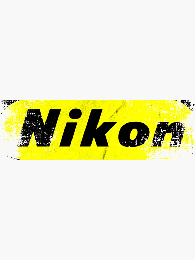 "Nikon Retro 1960s Logo Classic " Sticker for Sale by Sitkoarbara ...