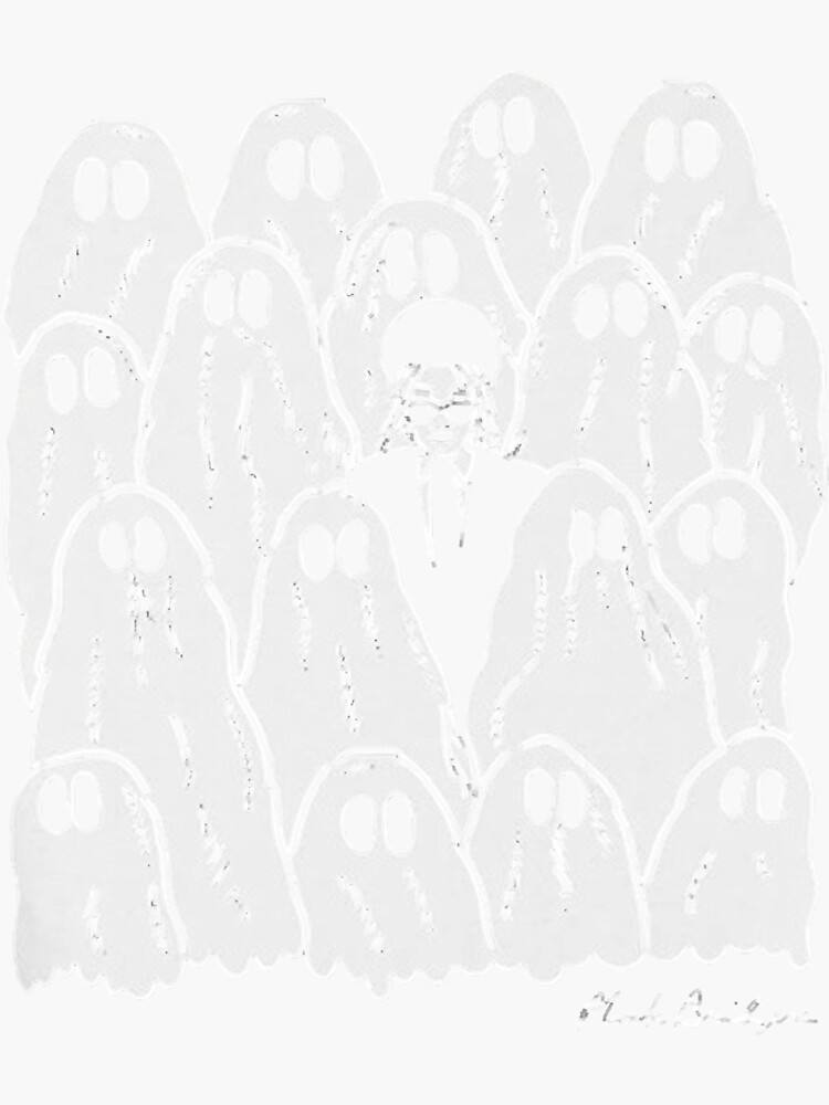 "Original Phoebe Bridgers Ghost Classic " Sticker for Sale by ...