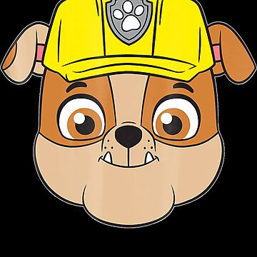 "PAW Patrol RUBBLE Face Classic " Sticker for Sale by ShermaVera ...