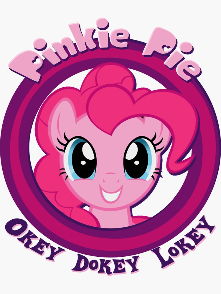 "Pinkie pie" Sticker for Sale by LeonardoHauck | Redbubble