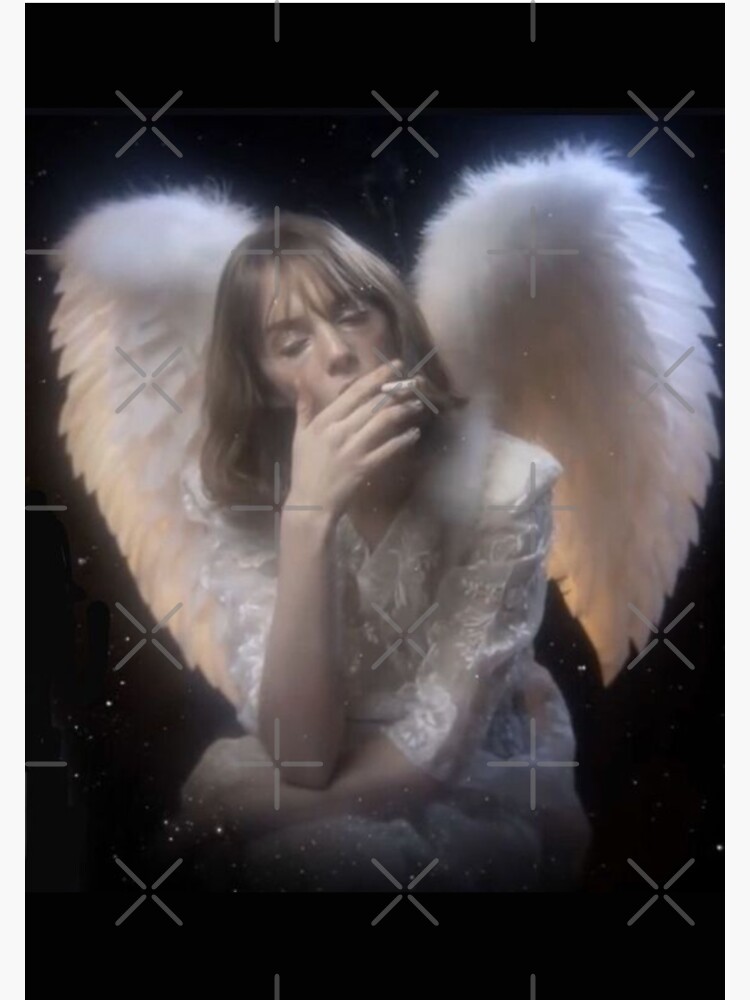 "maya hawke angelical smoking" Sticker for Sale by uneratpisse | Redbubble