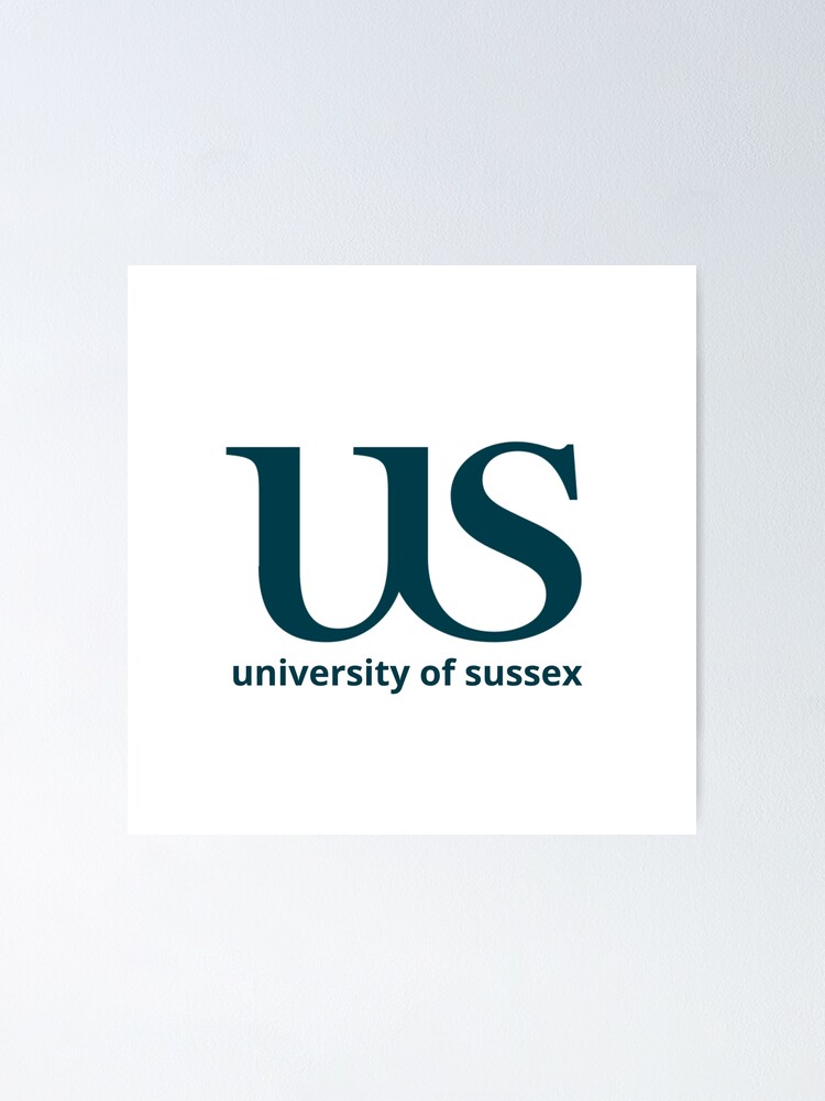 University Of Sussex Logo Poster For Sale By Darazshop Redbubble