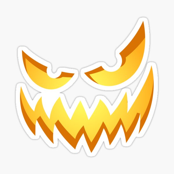 "Angry Evil Fire Face" Sticker for Sale by Tilal092299 | Redbubble