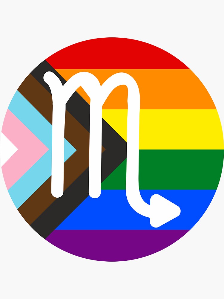 "Art Scorpio All Flag LGBT" Sticker for Sale by LGBT-Art-Design | Redbubble