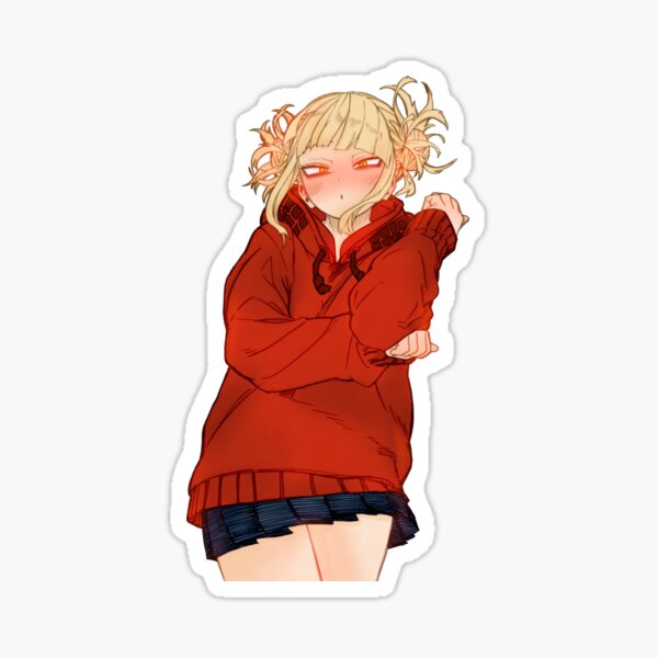"BNHA Toga Hoodie Manga Coloring" Sticker for Sale by culturedtrash ...
