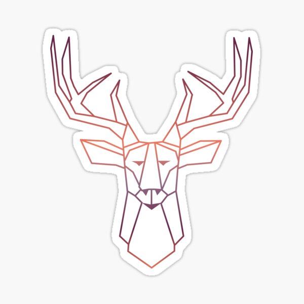 "stag" Sticker for Sale by mehshi | Redbubble