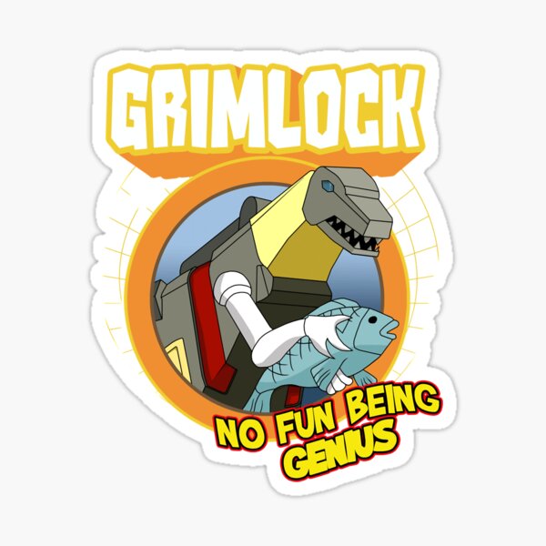 "Grimlock not genius Essential T Shirt " Sticker for Sale by ...