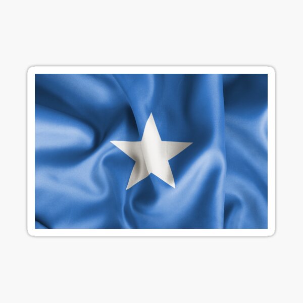 Somalia Flag Blue Stickers | Redbubble