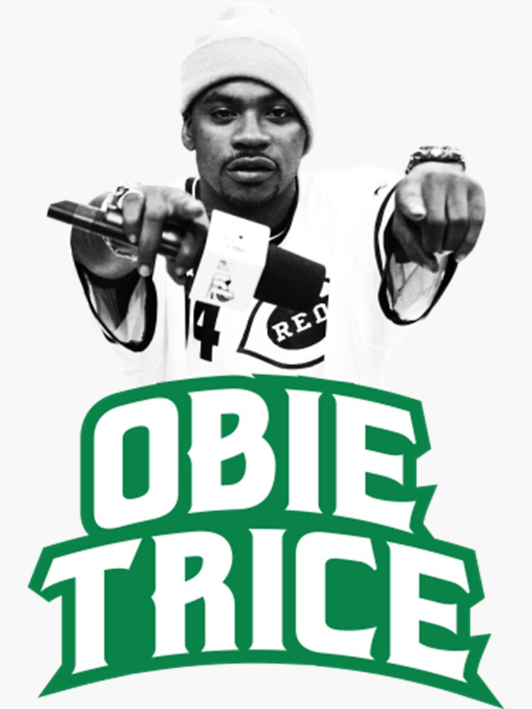 "Obie Trice - Obie Trice and Name" Sticker for Sale by LarryMF | Redbubble