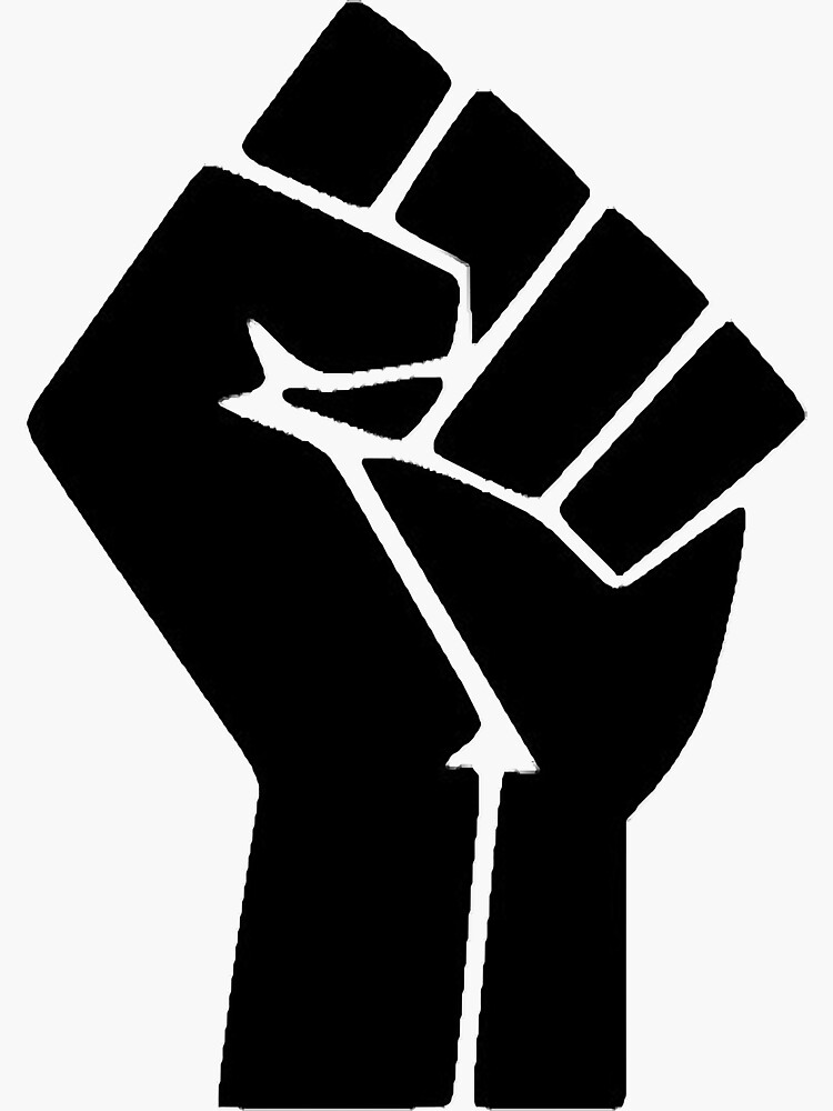 "Blm black lives matter logo" Sticker for Sale by bankit5840 | Redbubble