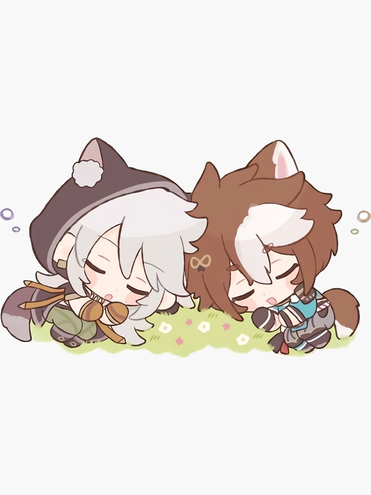 "Genshin Impact Razor and Gorou " Sticker for Sale by animeshoppu ...