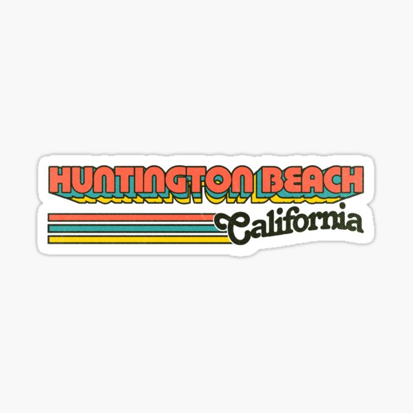 Huntington Beach Stickers | Redbubble