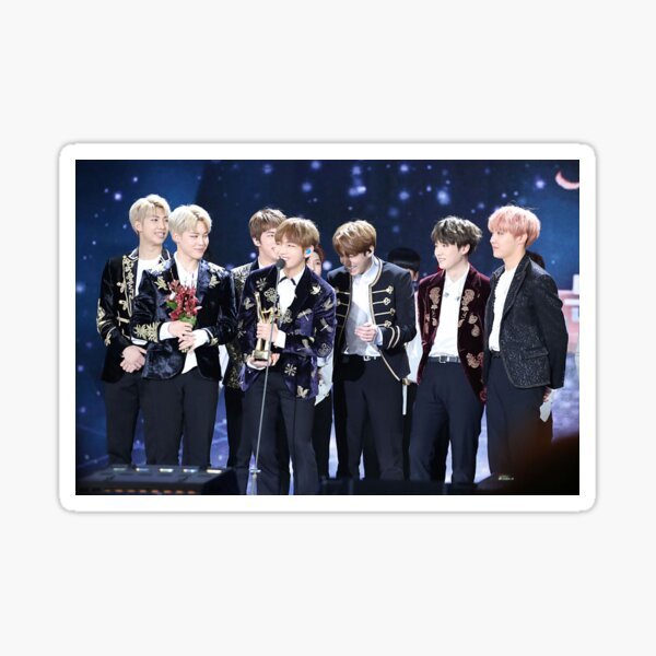 "BTS" Sticker by Itsxholly | Redbubble