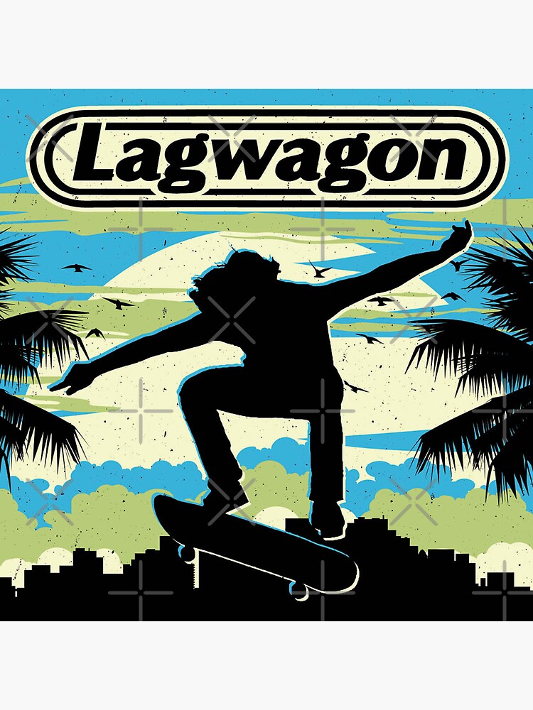 "Lagwagon Is a Punk Rock" Sticker for Sale by rroads4a | Redbubble