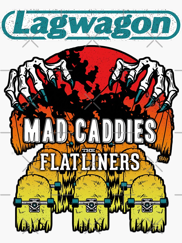 "Lagwagon Is a Punk Rock" Sticker for Sale by rroads4a | Redbubble