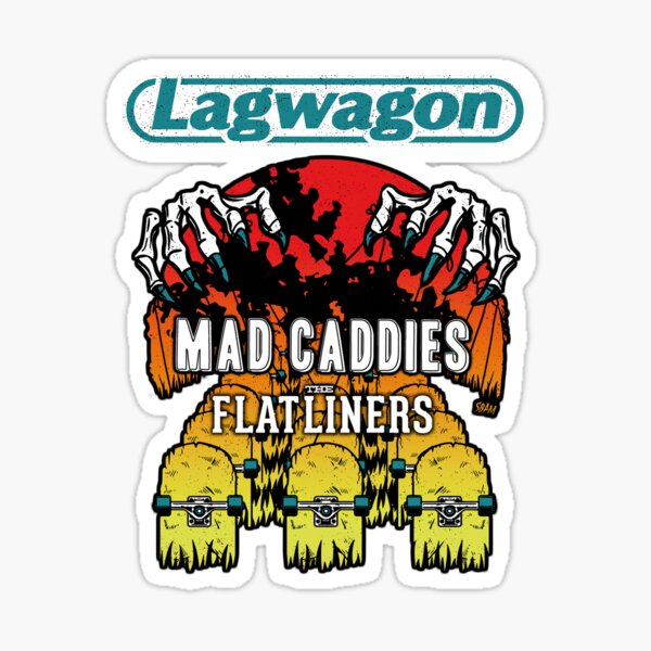 "Lagwagon Is a Punk Rock" Sticker for Sale by rroads4a | Redbubble